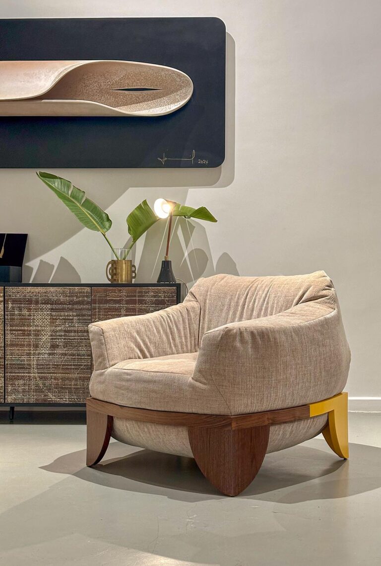 YOUNES DURET X JOUFFRE MAROC FAUTEUIL BOUSSA À LA GALERIE ABLA ABABOU ...